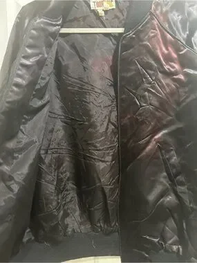 Vintage | Jackets & Coats | Judas Priest 982 World Tour Satin Bomber ...